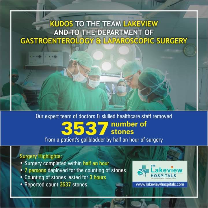 3537 Gall Stones Successfully removed by Keyhole surgical procedure at ...