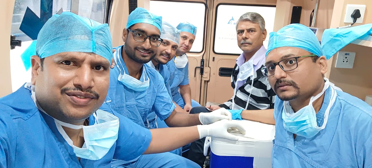 Heart & Kidney of a 27 year old come to KLE hospital Belagavi via Green ...