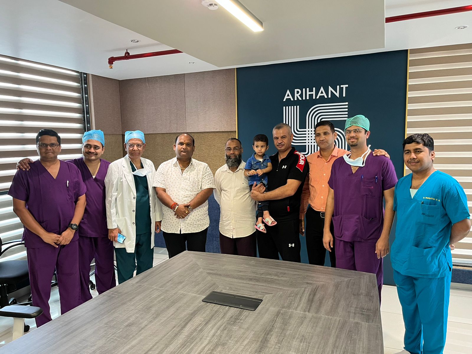 2 Year Iraqi Boy Under Goes Heart Operation At Arihant Hospital - MyArogya